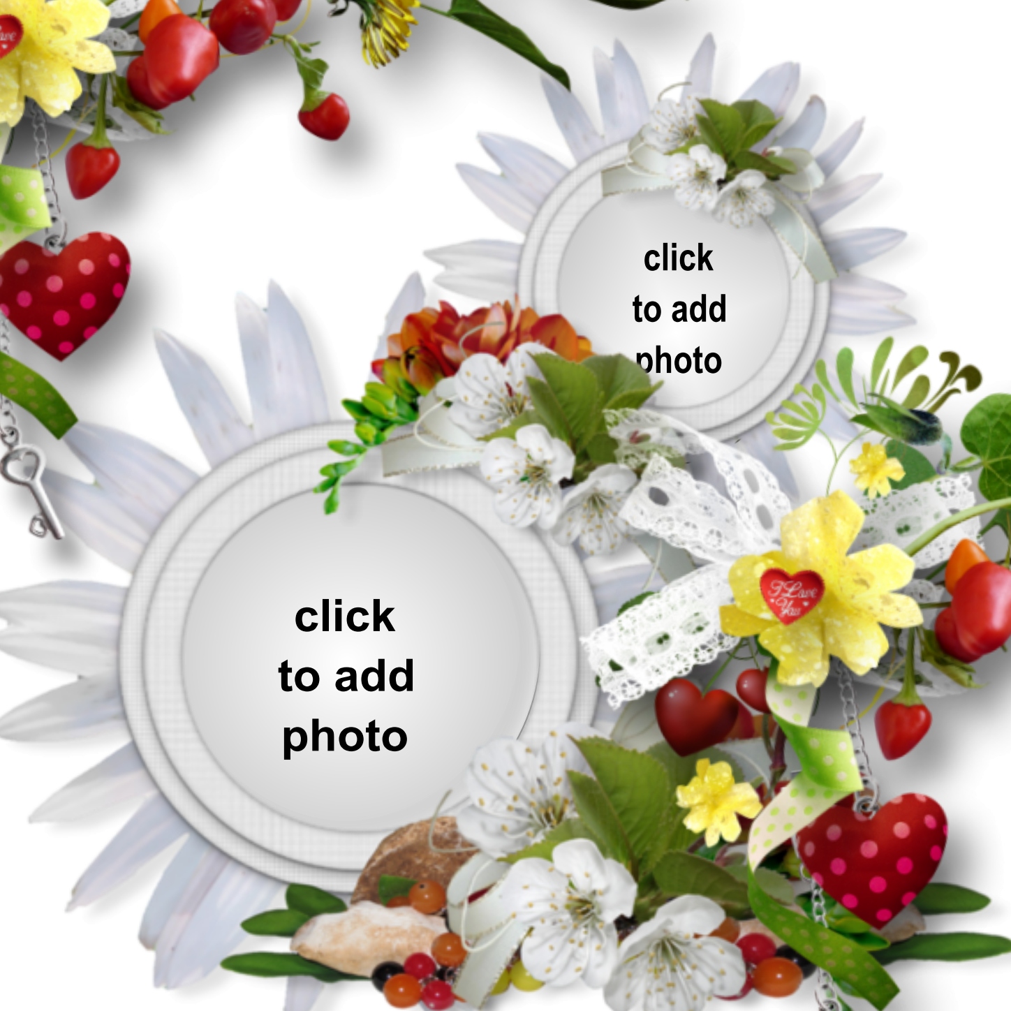Emily50's Greeting Frames - Floral frame Ghy01 greetings - Floral frame ...