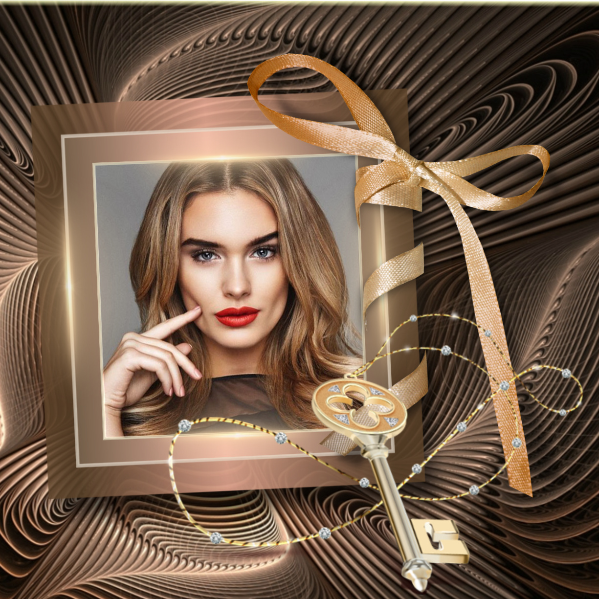 Nette's Fractals and Abstract Art Fantasy Frame - My LoveAbstract Frame ...