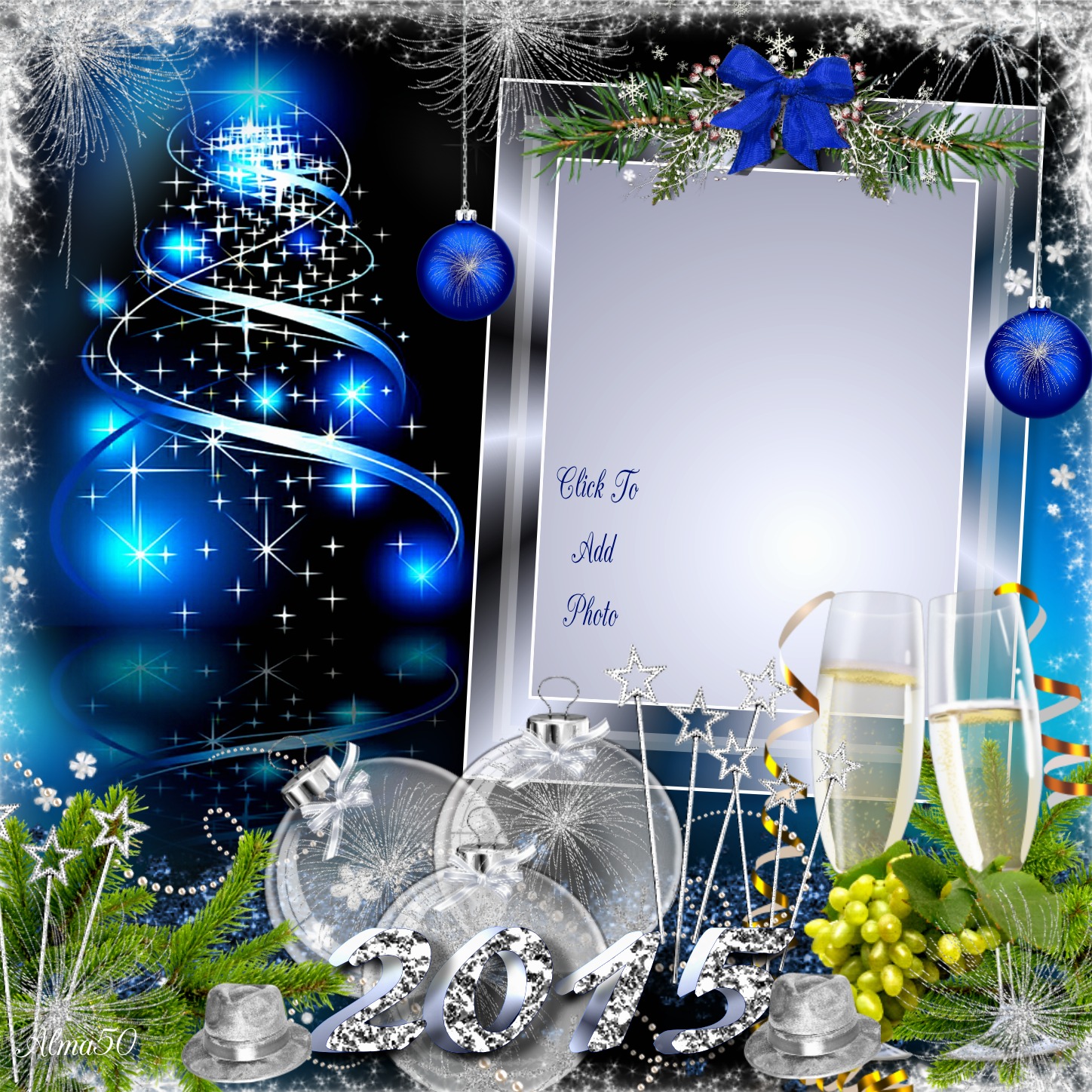 alma50's New Year's Eve Frames - 2014 December - 2015 - happy new year ...