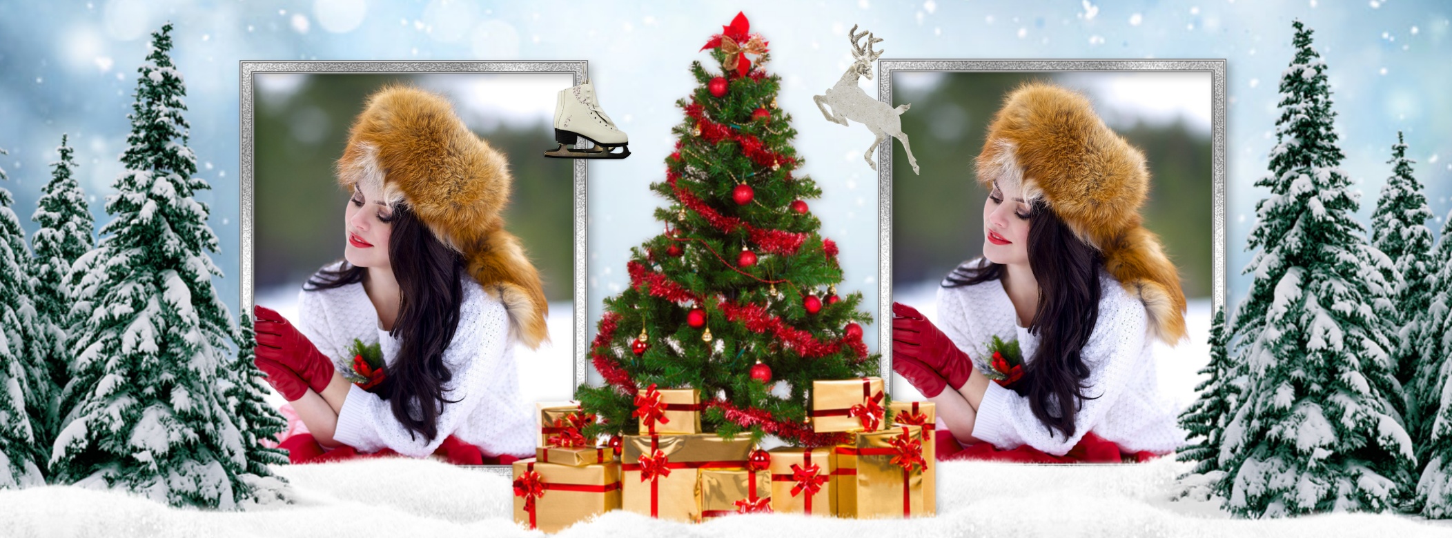 Elizabeth's FACEBOOK PROFILE COVER 🟦 - Christmas Facebook Profile Cover ...