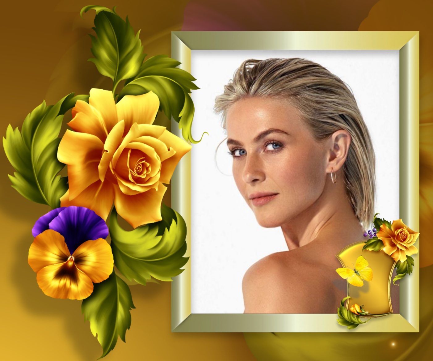 Elizabeth's FLORAL MIX & MATCH 💐 5/5 - Pansies Yellow Rose Elizabeth ...