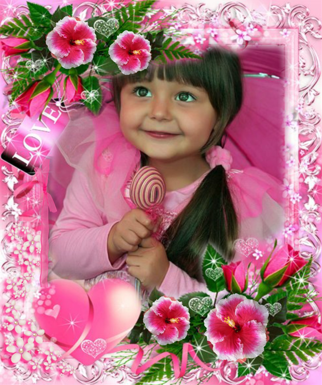 marialedesma1958's Girly Girl Frames - 2014 January - Gorgeous Pink ...