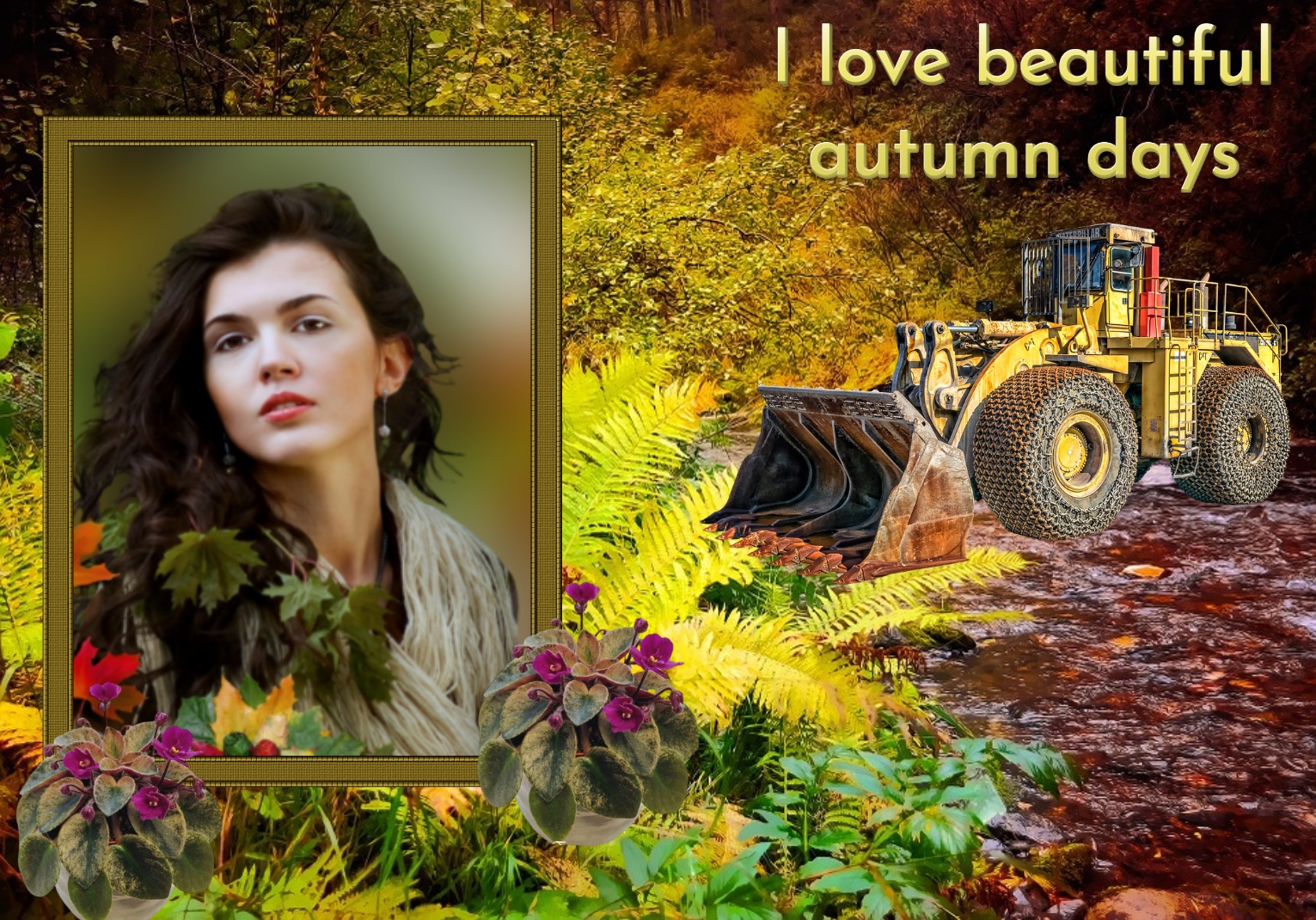 Emily50's Abstract frame - FallAutumnAbstract Picture Frame ...