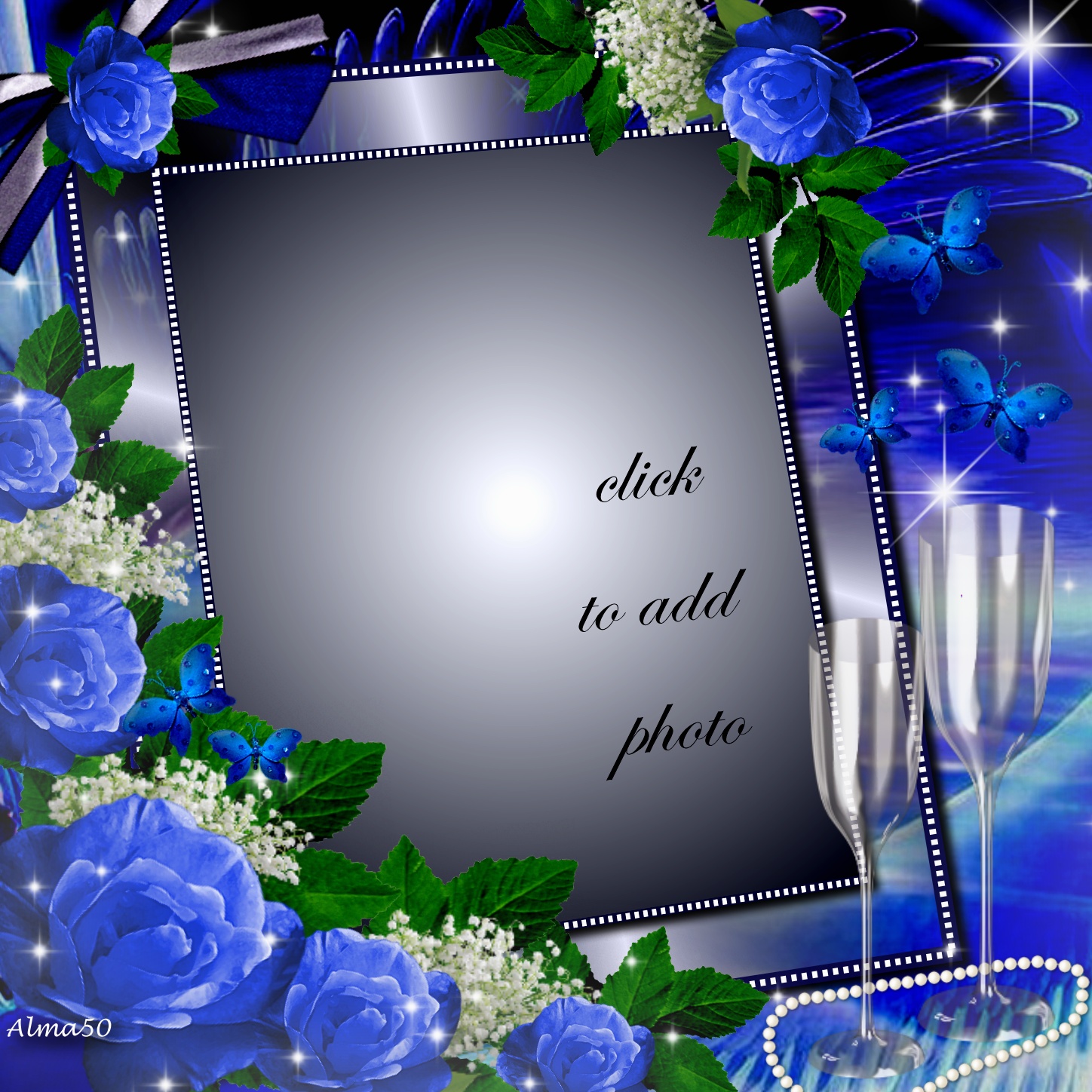 alma50's I Love You Frames - 2011 June - Blue Romance Alma50 i Love You ...