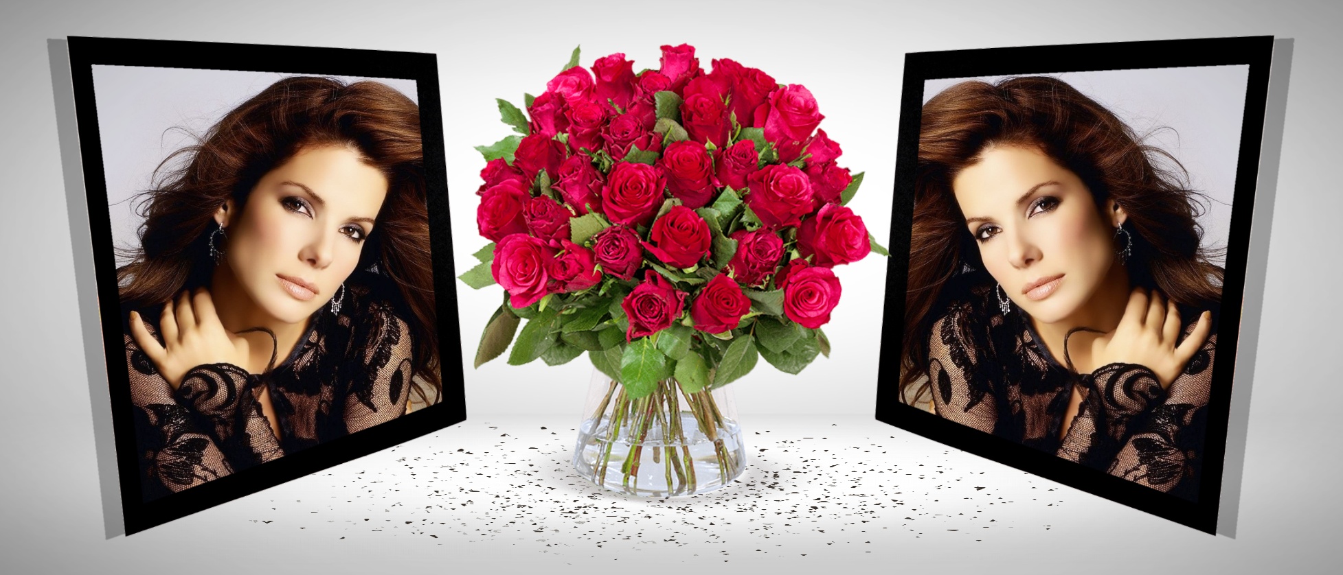 Jezebel64's Facebook - Facebook Profile Cover Me Red Rose Bouquet ...