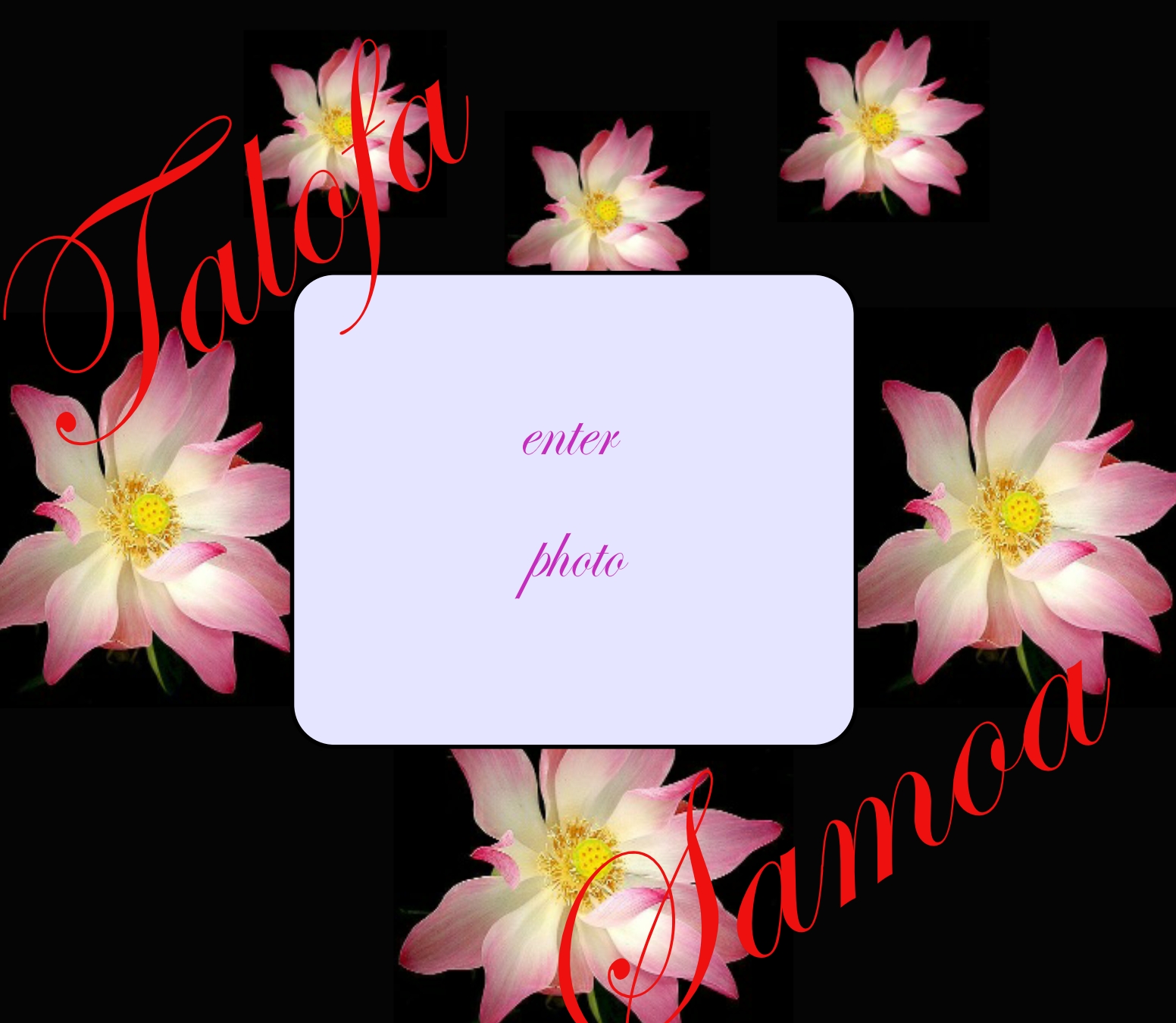 kweene's Kimi Art Frames - 2007 August - 2007 October - Talofa Samoa ...