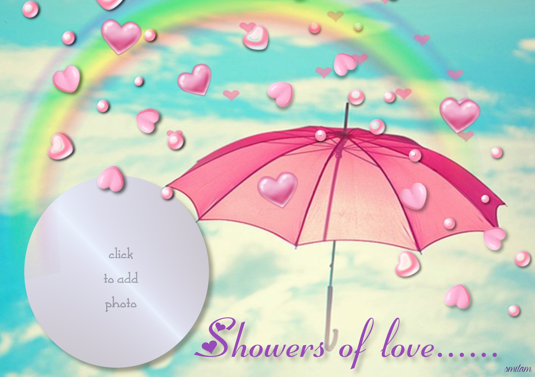 smilam's I Love You Frames - Love Frames - Showers of Love, umbrella ...