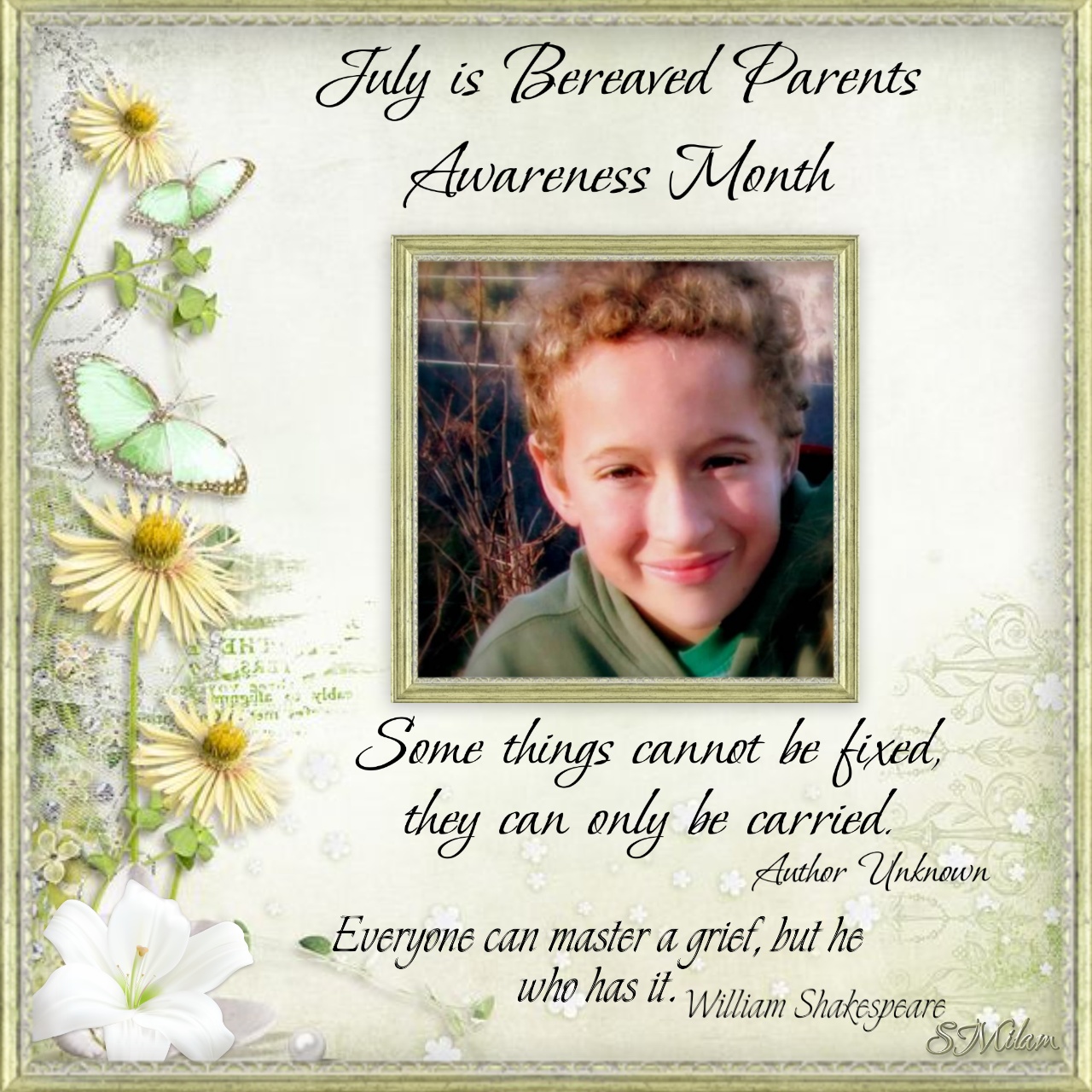 smilam's In Memory Of... Frames - In Loving Memory 2022 - July is ...