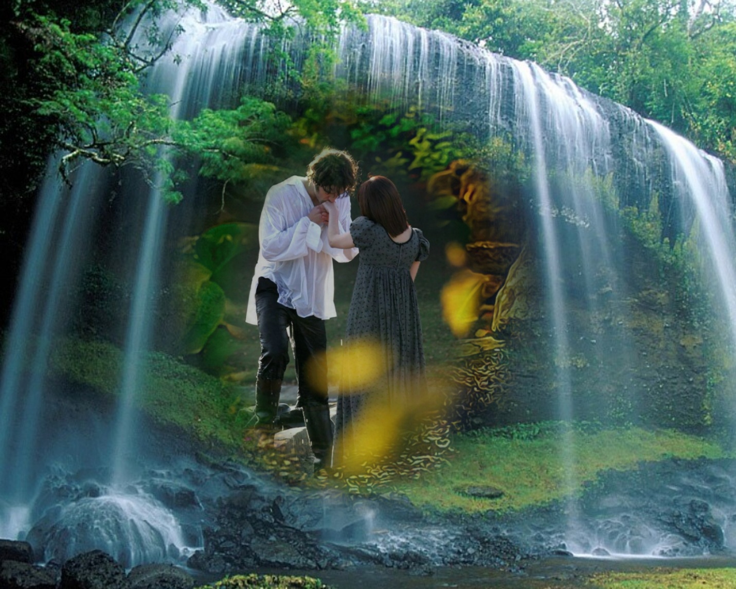 Emily50's Fall Frames (Vintage) - Water Fall Love Me - Water Fall Love Me