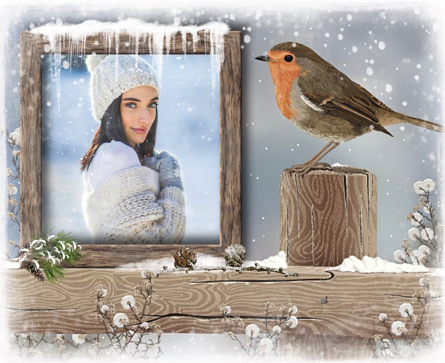 Nette's Winter Snow Frames☃️ ️ - Winter2021 - Winter2021 ...