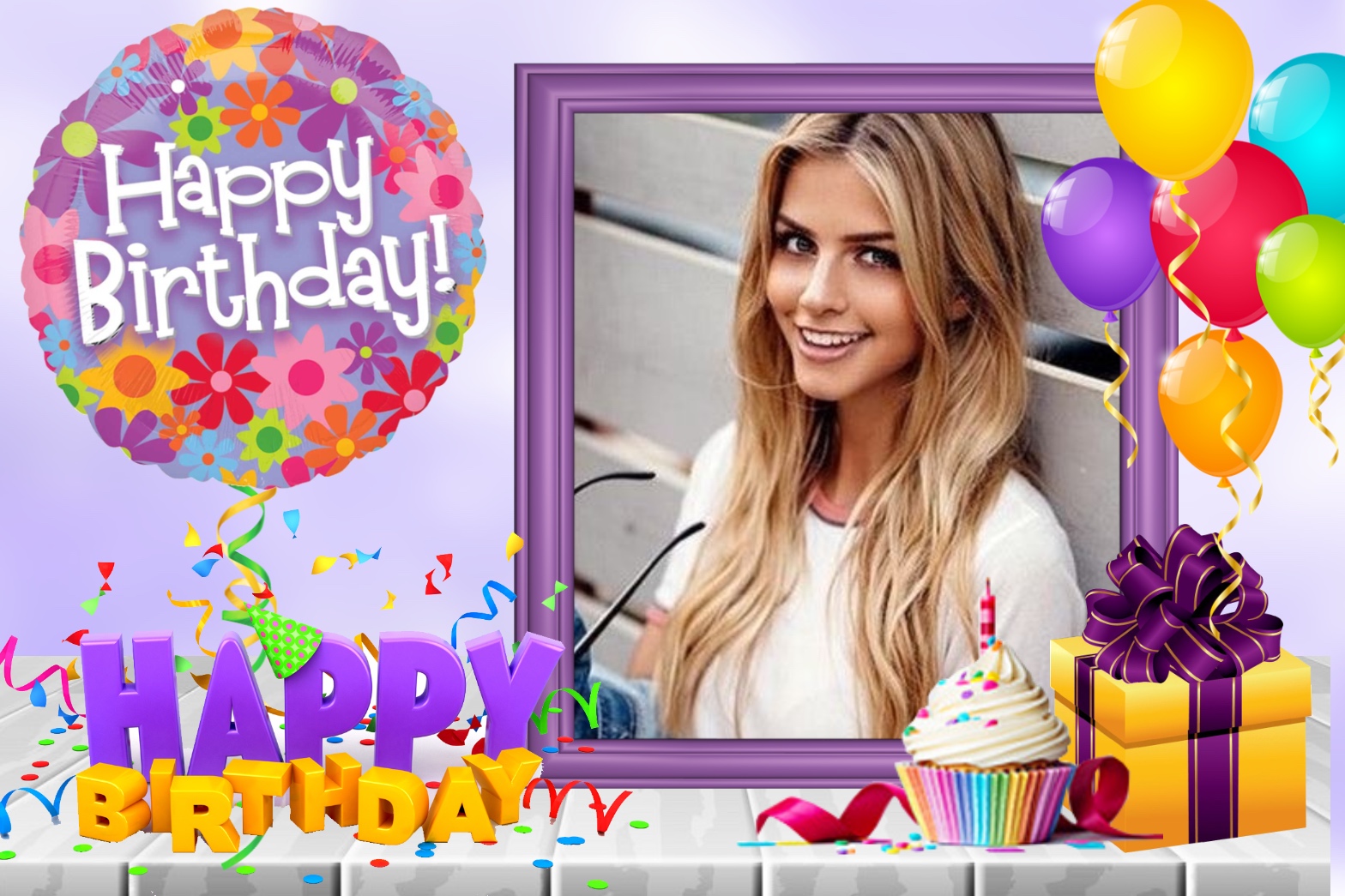 Nette's Birthday / congratulations Frame 🎉🎁 - Happy Birthday Birthday ...
