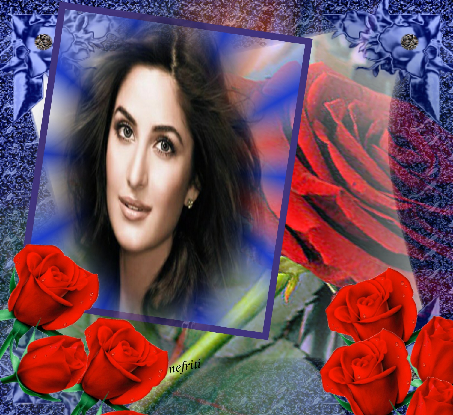 nefriti's My Girl Frames - 2012 - nefriti-Blue & Red Thanks that the ...