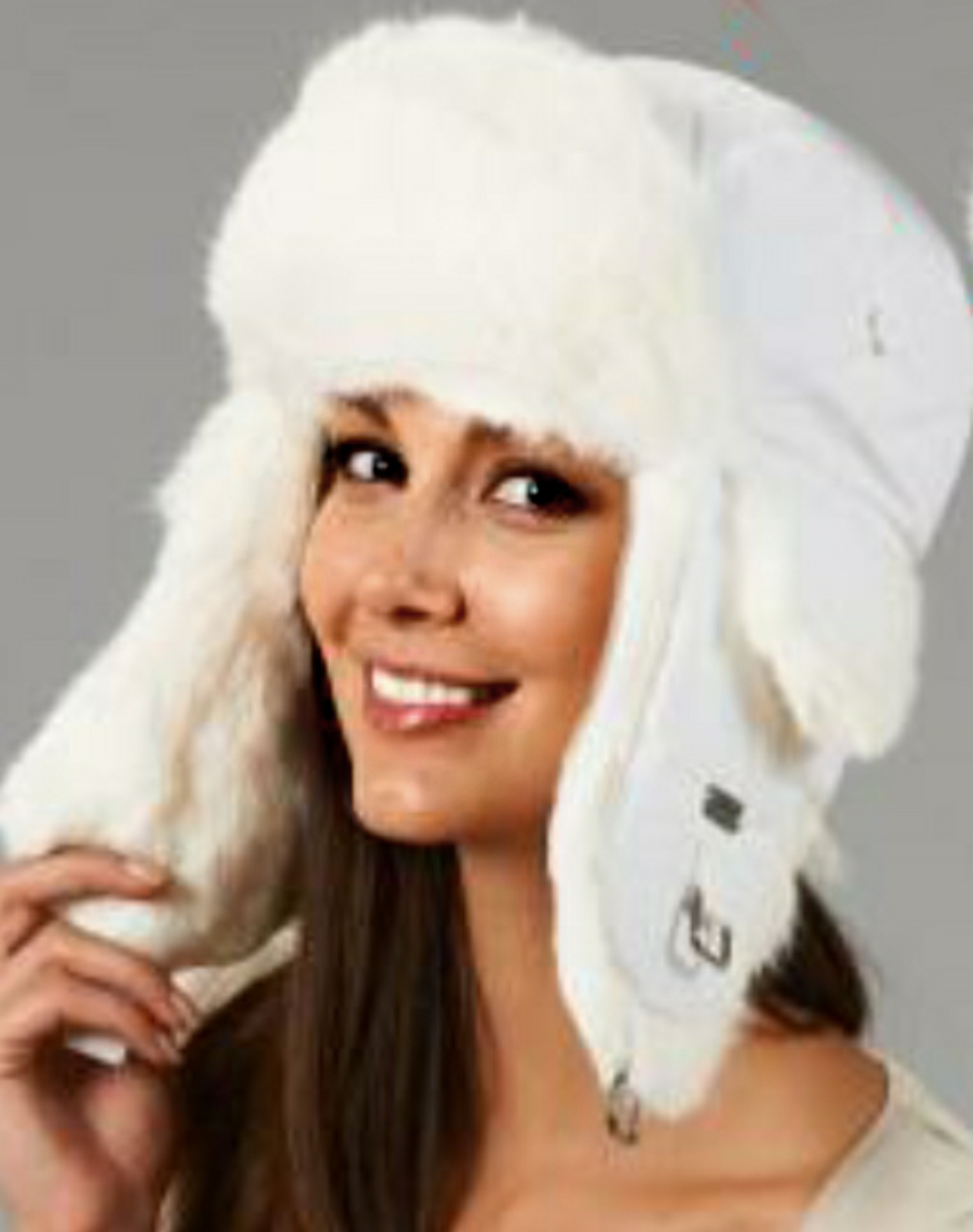 MIRONNA's Face Cut-Out Frames - 2012 November - White Winter Hat ...