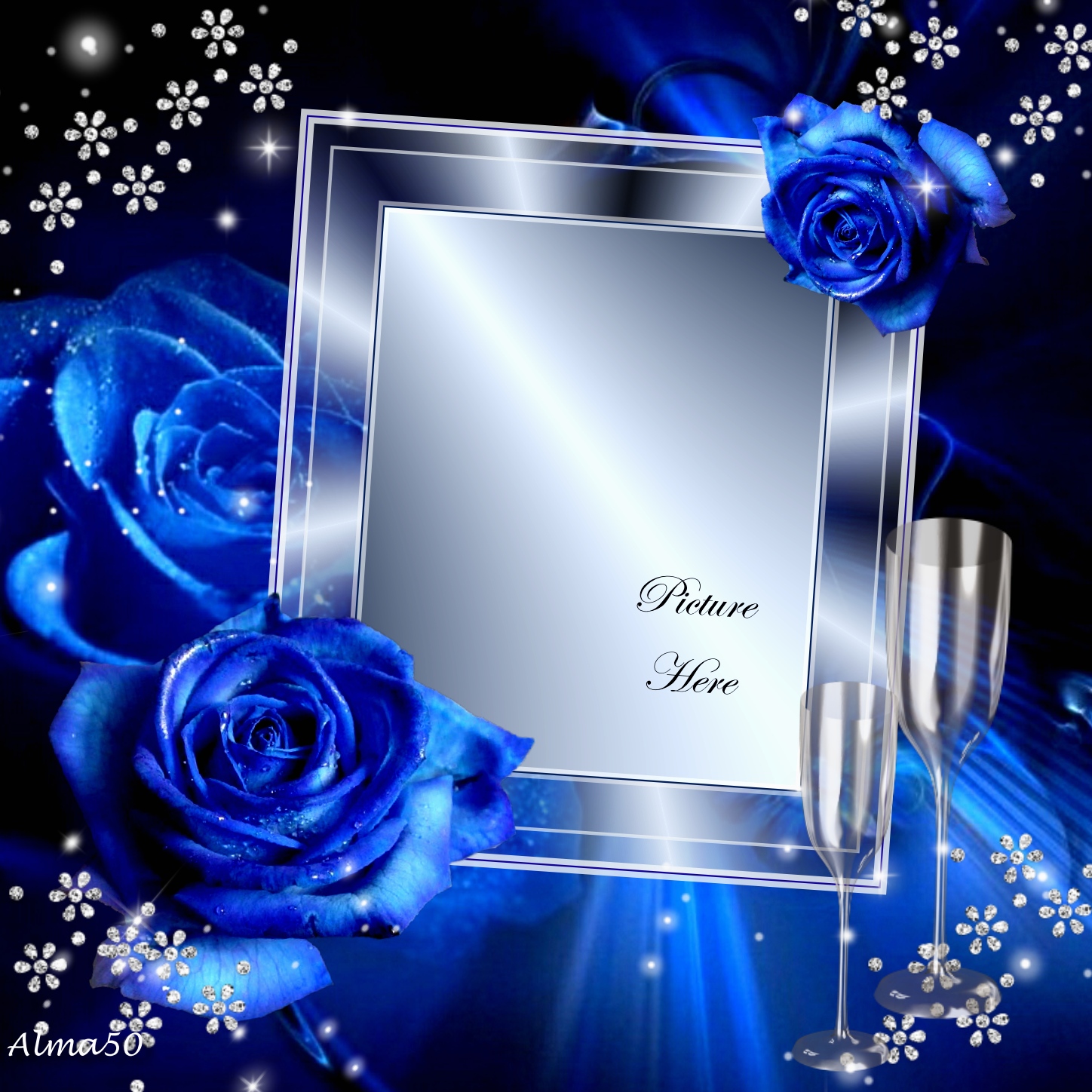 alma50's Kimi Frames - 2013 - 2014 - Blue elegant Alma50 brothers ...