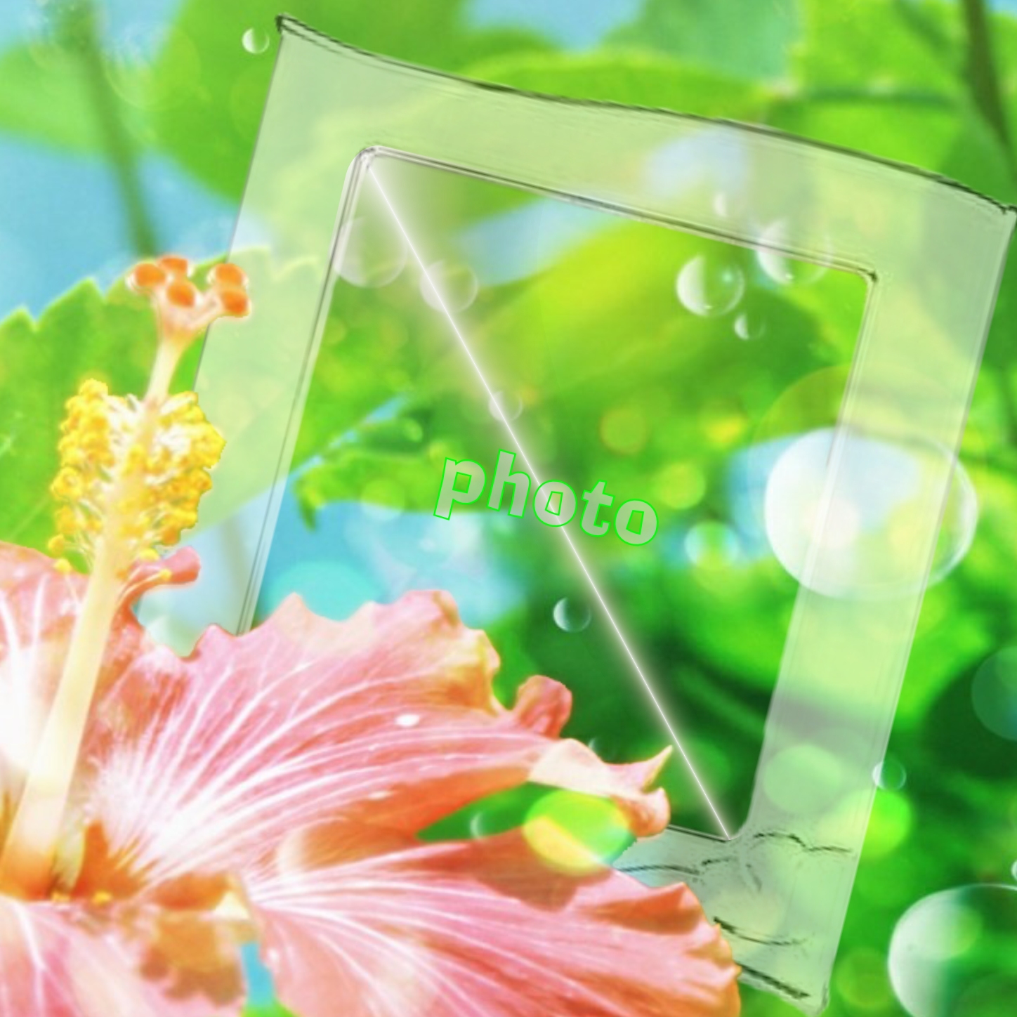 marycarmenkim's Picture Frames - 2009 June - Crystal frame in nature ...