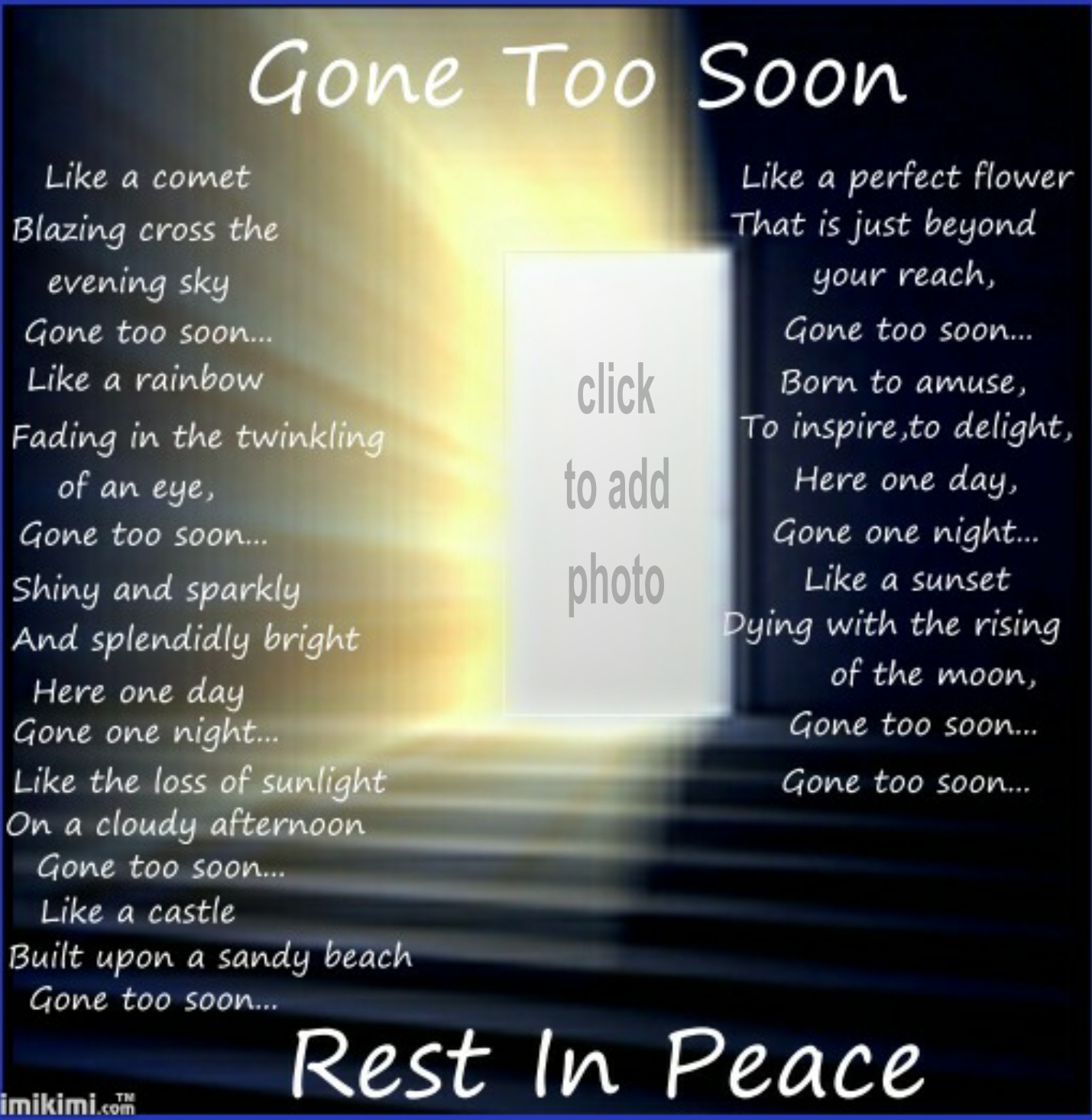 anneredmond118's In Memory Of... Frames - 2009 - 2009 - In Loving ...