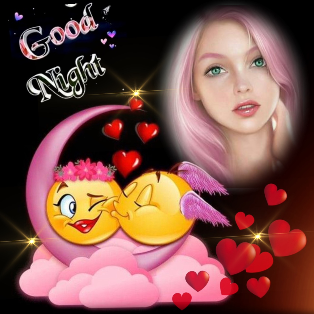 Wienie Coppen's Candles,Goodnight,Sunset - goodnight lovehearts smileys ...