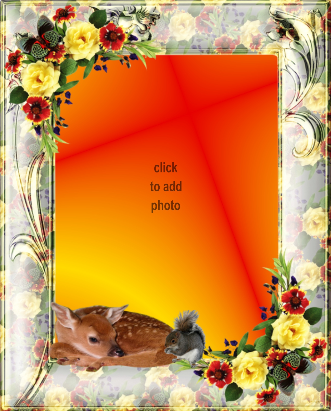 Sinnlich's Fall Frames - 2009 - Deer Animals Sinnlich Fall Flowers ...