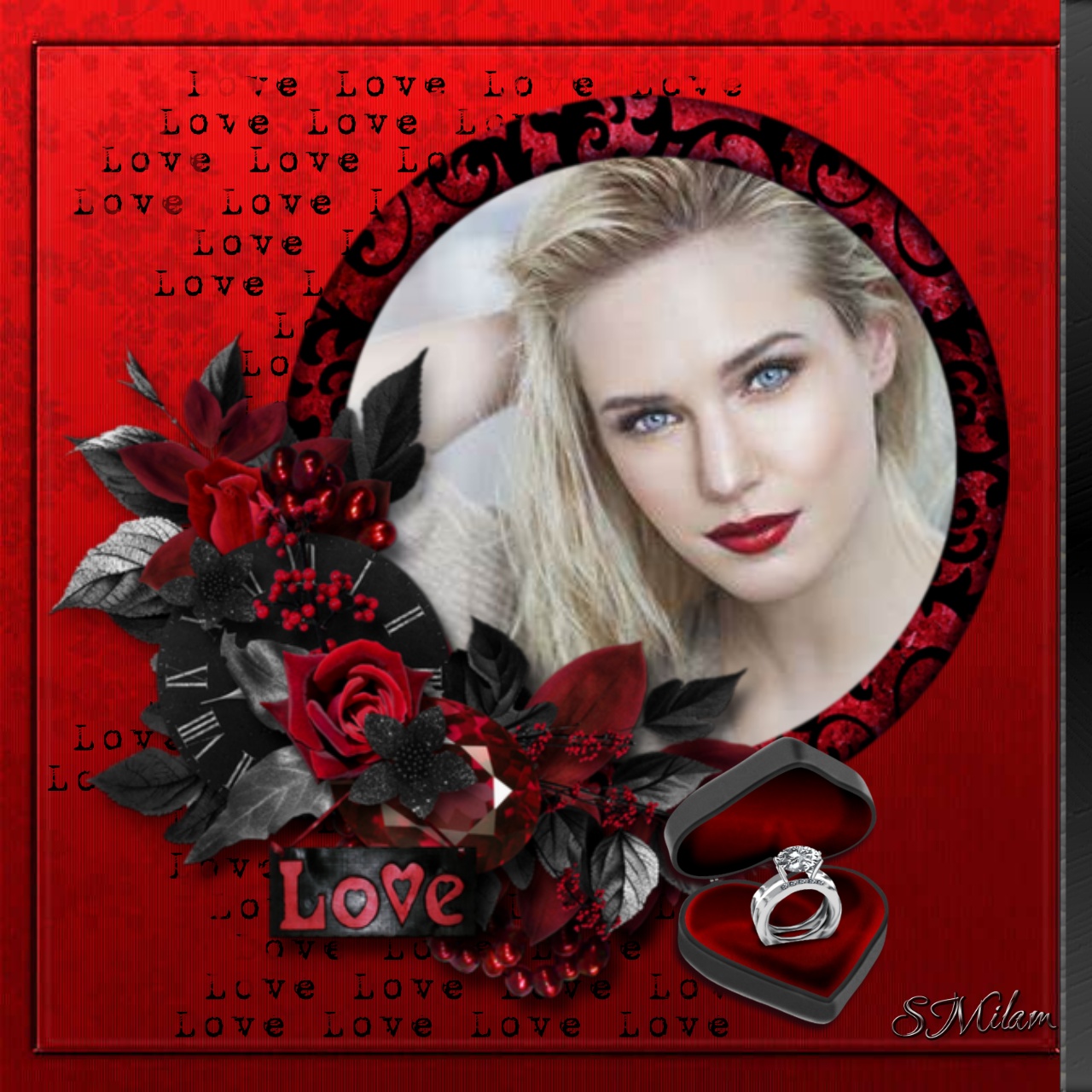 smilam's I Love You Frames - Love Frames 2022 - LOVE Love I Love You ...