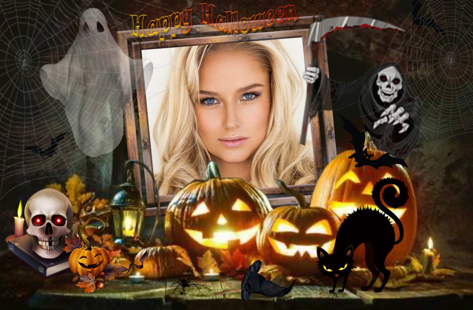 Nette's Halloween Frames - Halloween Frames - Halloween Halloween Frame ...