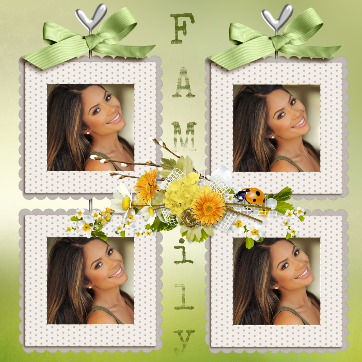 Nette's FamilyFrame Friends Frame - Family Family My Frame Family Photo ...