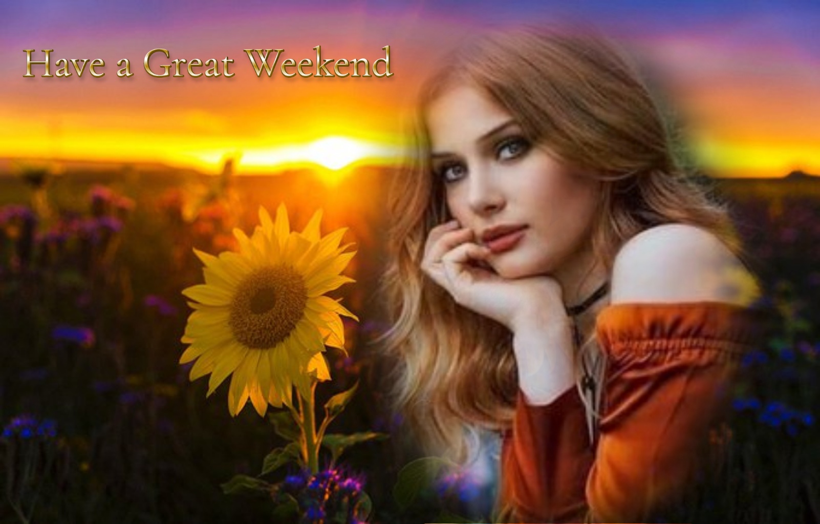 Emily50's Have a Great Weekend Frames - Sunset Have A Great Weekend ...