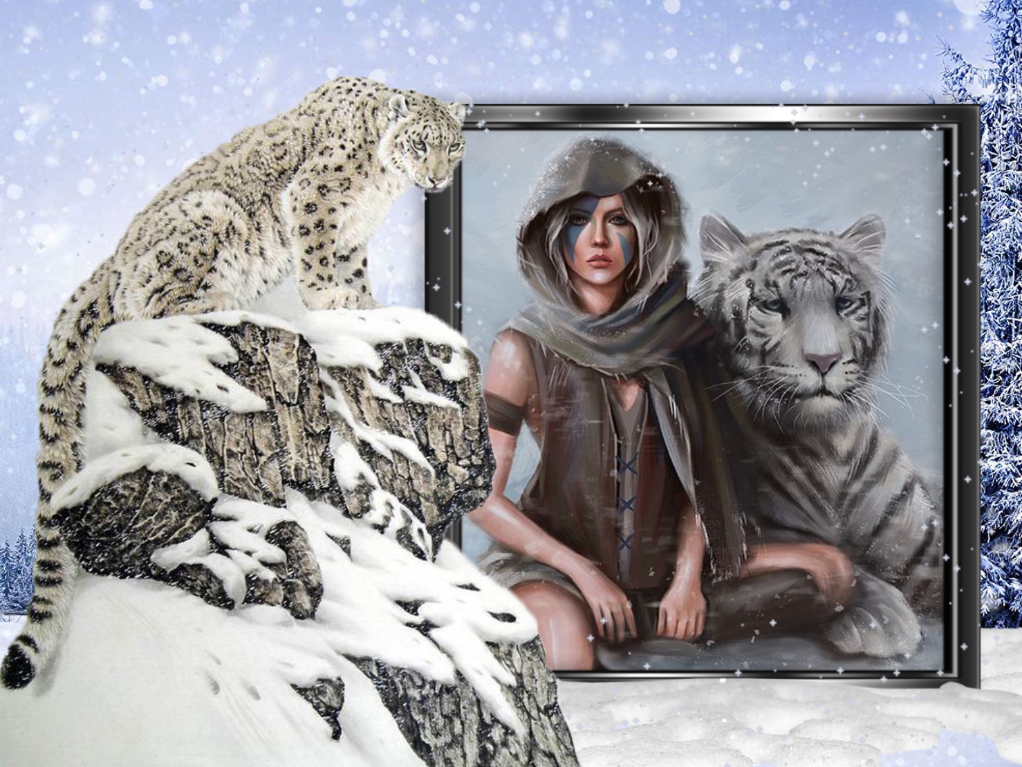 Elizabeth's ANIMALS & WILDLIFE 🙈 - Leopard Snow Leopard Winter Wildlife ...