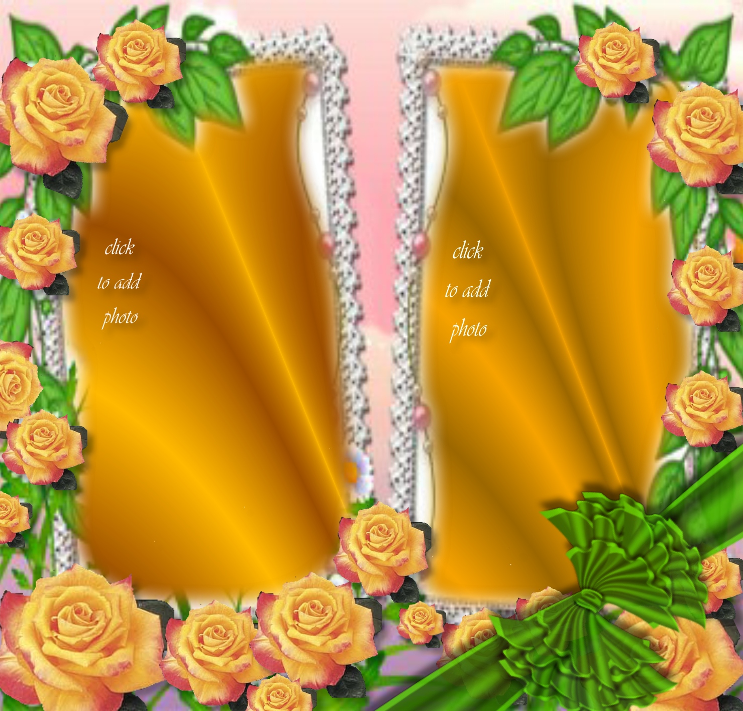 marialedesma1958's Girly Girl Frames - 2012 September - Orange Roses ...