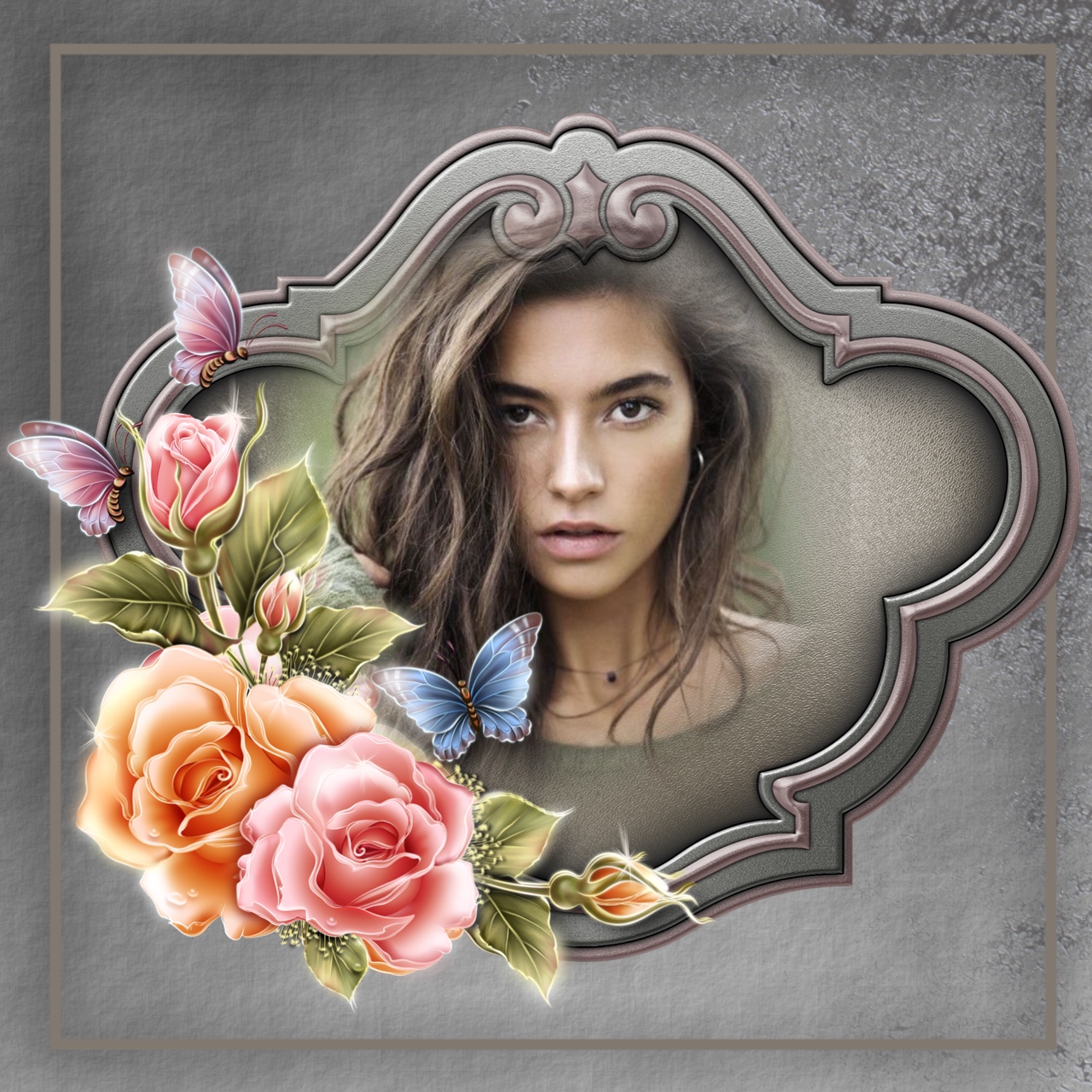 Nette's KimiArt Frame - KimiArt Frames - Girly Girl Photo FrameNette ...