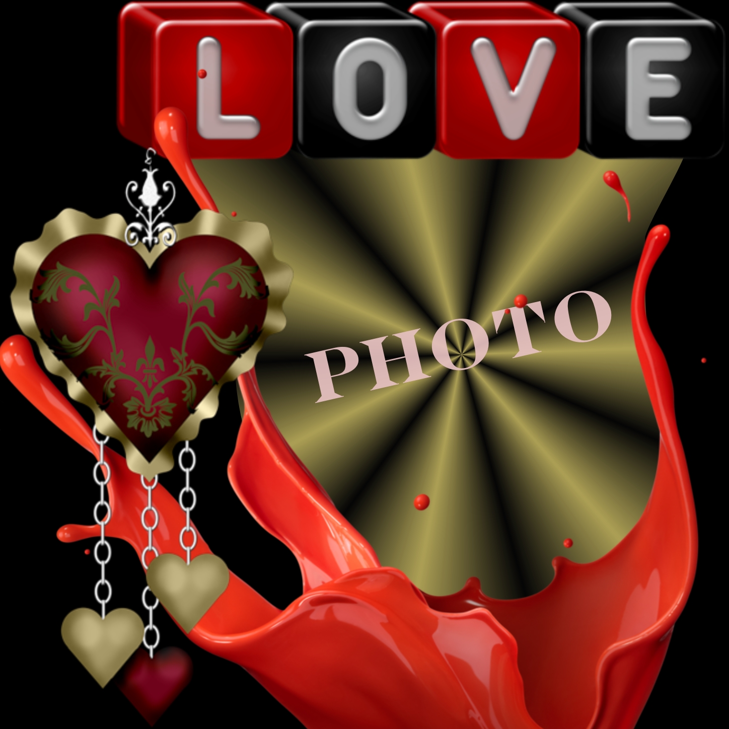 TAMMYBRANTLEY's Picture Frames - 2012 June - Color Splash Love, Color ...