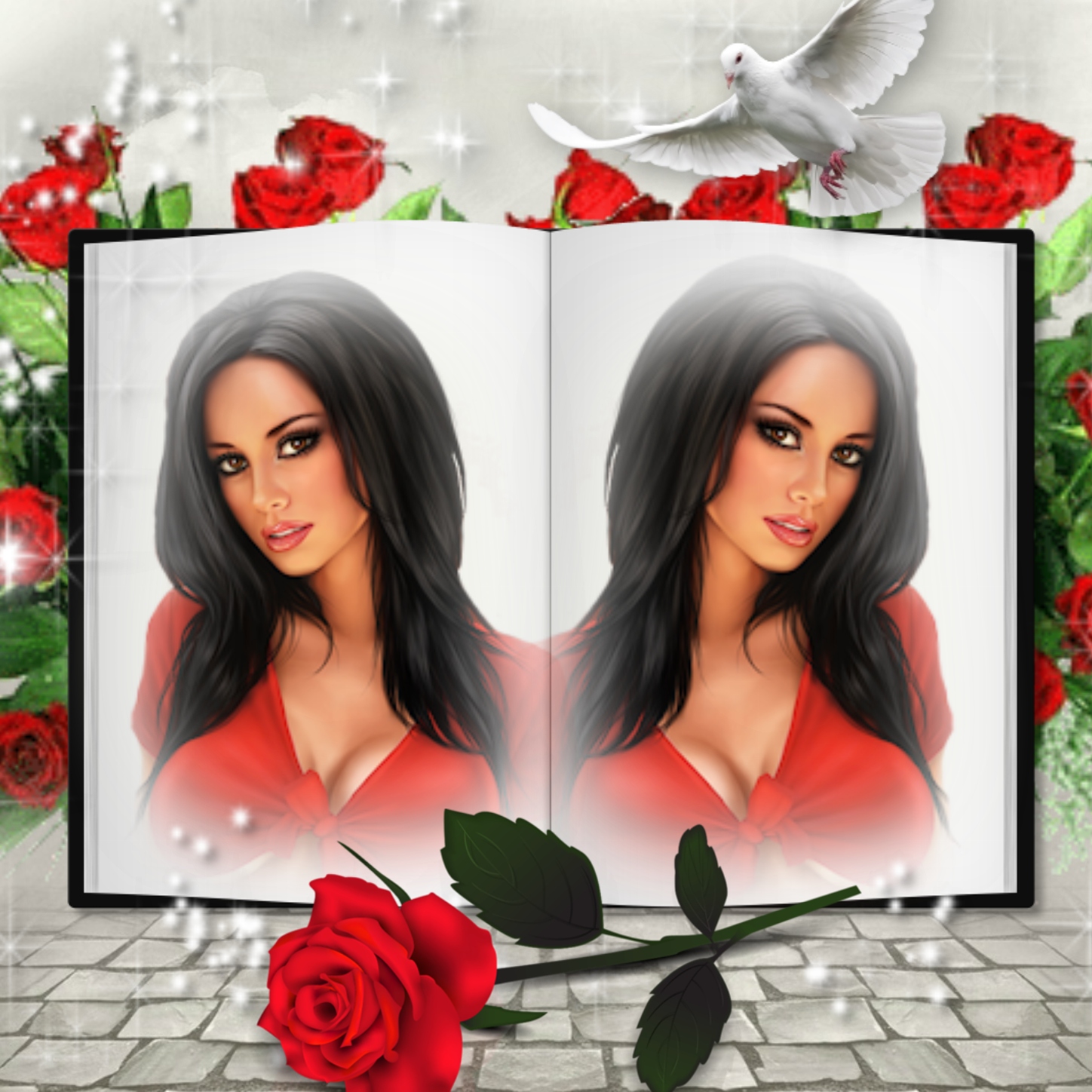 MicFish3's Couples and Duo Frames - 2014 - 2015 December - Double Frame Mic Fish3 couples Duos ...