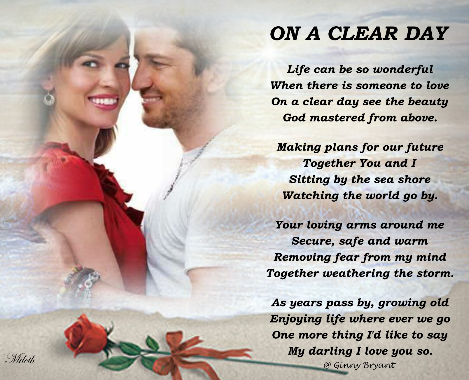 manutencop's Poem Frames - 2011 September - 2011 September - On a clear ...