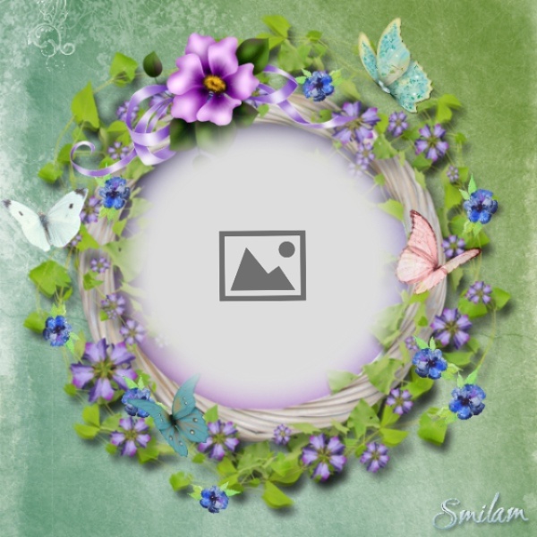 smilam's Picture Frames - Frames - Spring Frame Beautiful Frame ...