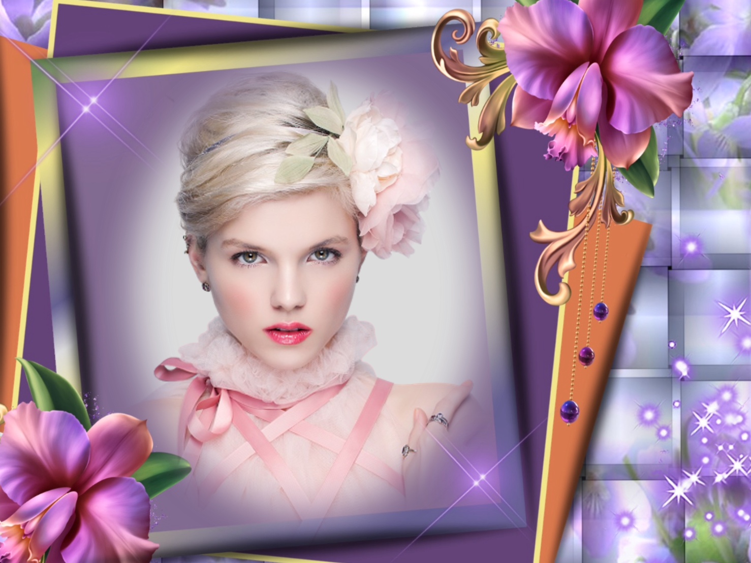 Wienie Coppen's Love romance - abstract frame portrait - abstract frame ...