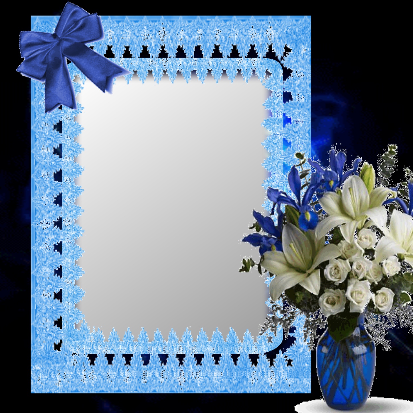 Maria Duran's Picture Frames - 2010 January - blue frame Esamary69 ...