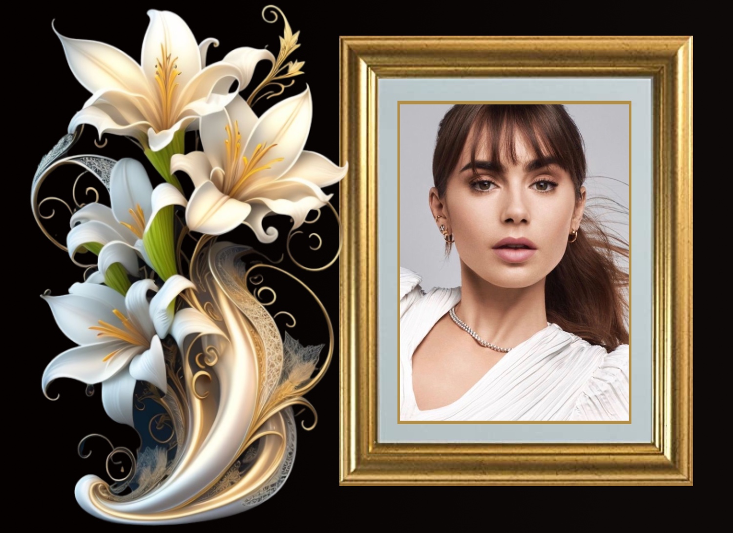 Nette's Flower Frame - Single Flower Frame Picture Frame Nette - Single ...