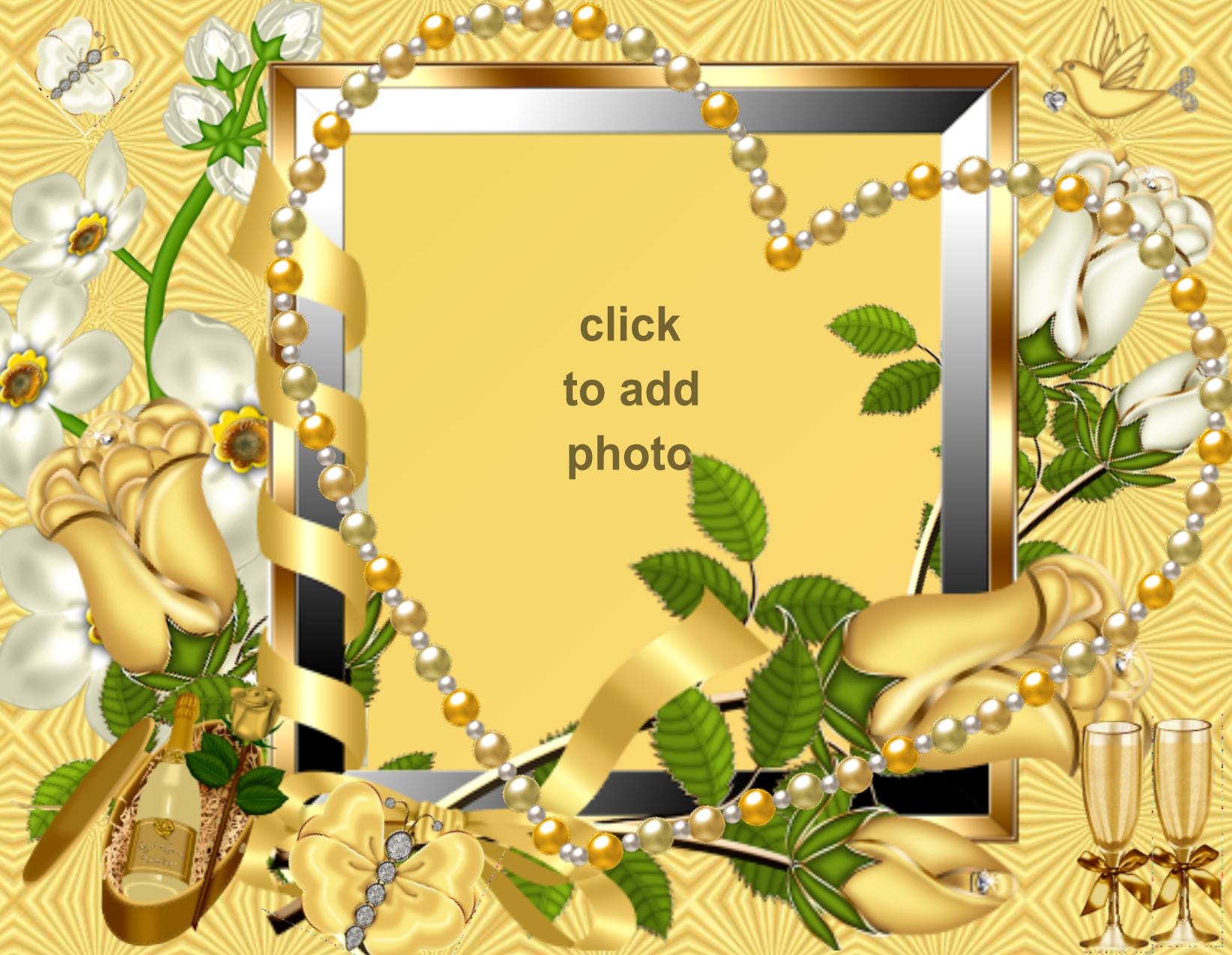 Sinnlich's Picture Frames - 2010 - Gold Roses Sinnlich I Love You love ...