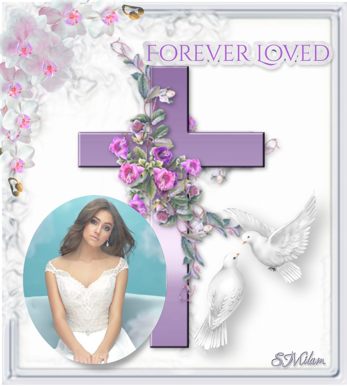 smilam's In Memory Of... Frames - In Loving Memory Frames 2020 - FOREVER LOVED Cross with ...