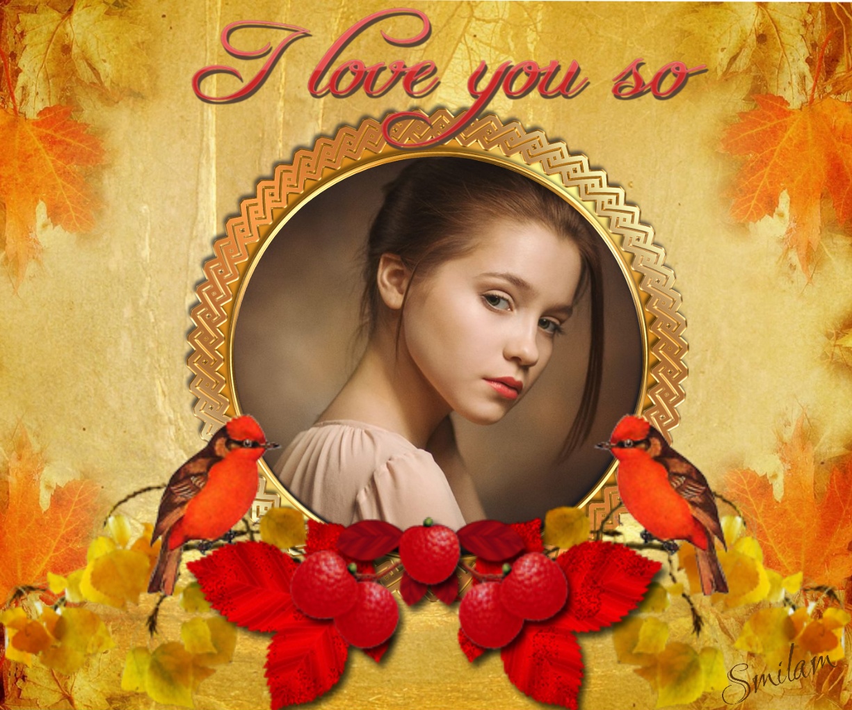 smilam's I Love You Frames - I Love You So - I Love You So. Fall in ...
