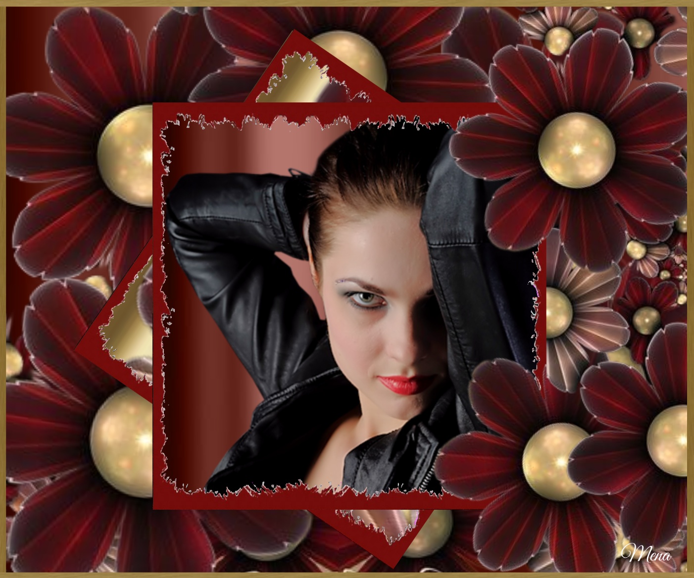 Mena's Frames - Mena Me Love Roses - Mena Kimi Art Frames Molduras Diversas - Mena Kimi Art ...