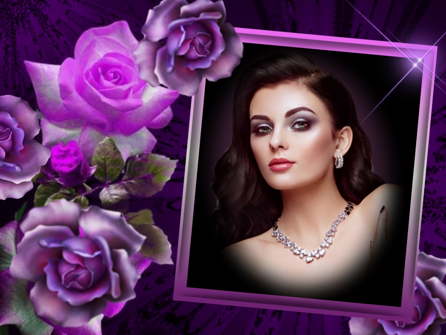 Wienie Coppen's Photos - beautiful frame purple - beautiful frame purple