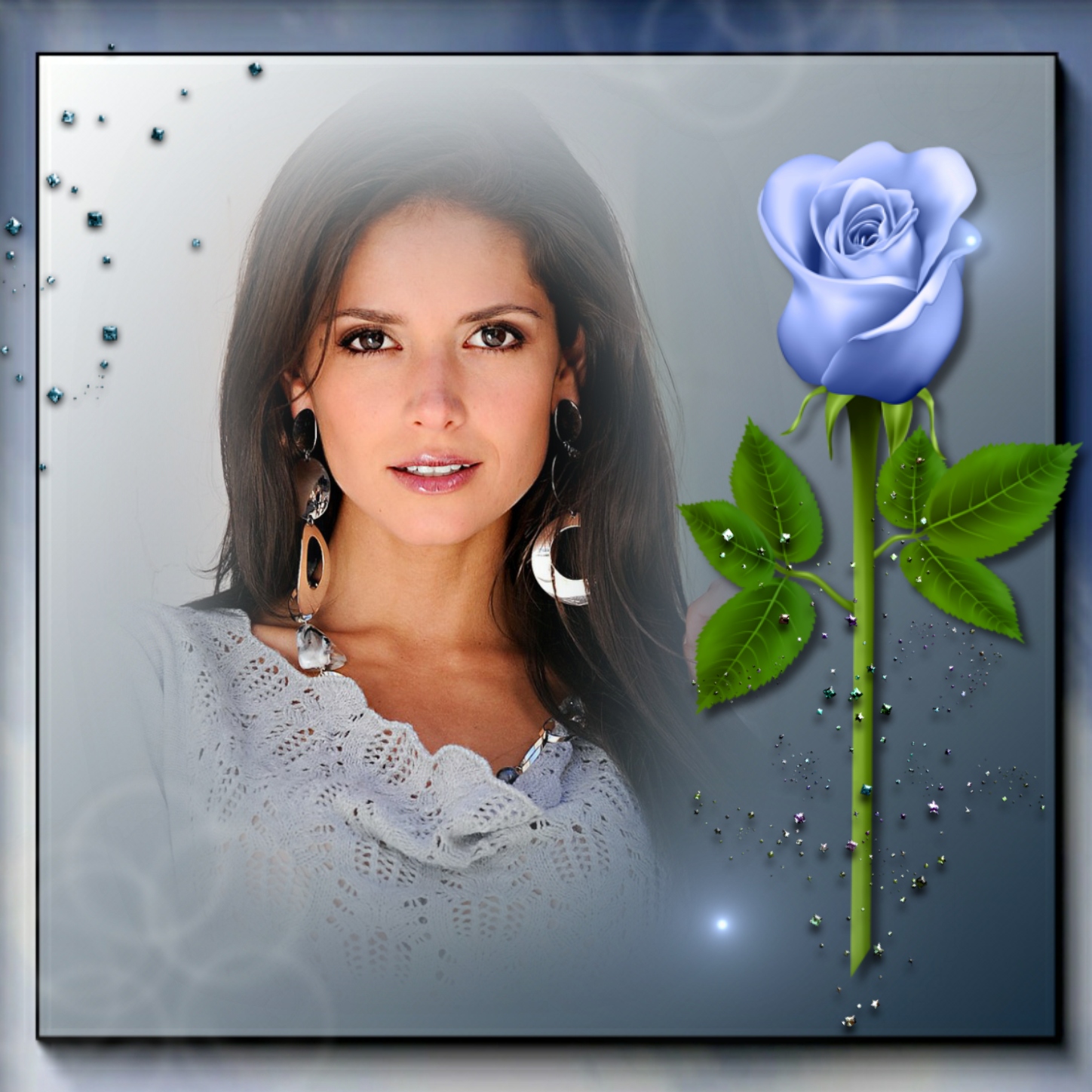 Elizabeth's THINKING OF/MISSING YOU 🌷2/4 - Missingyou Blue Rose ...