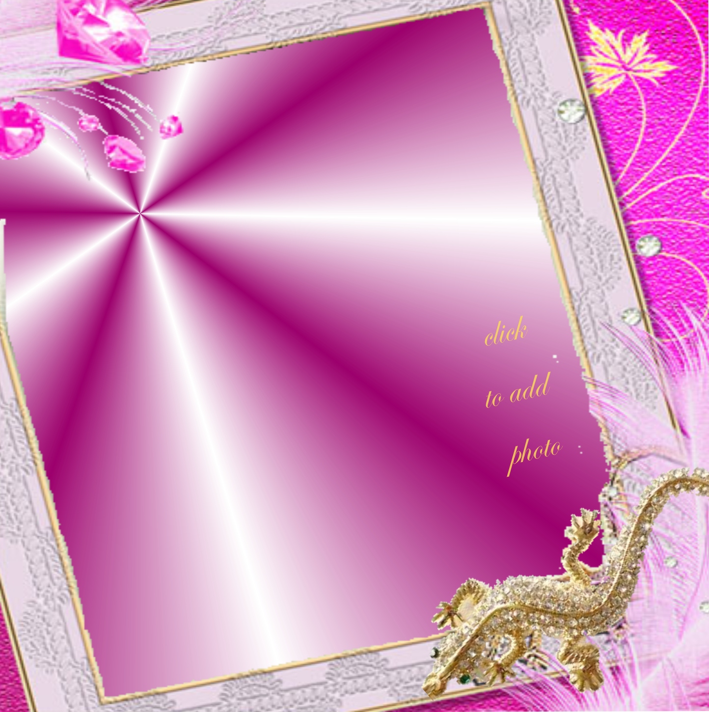 marialedesma1958's Picture Frames - 2011 July - Pink Bg And Frame Gems ...