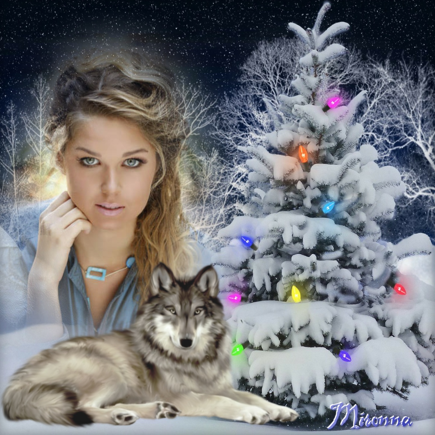 MIRONNA's Christmas Frames - 2016 December - Lovely Silent Night ...