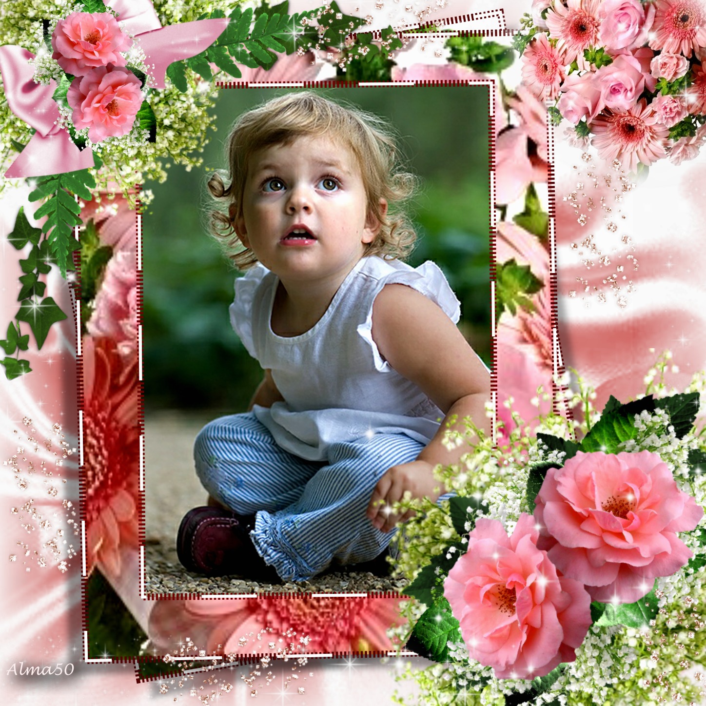 alma50's ME! Frames - 2011 August - Flower Single frame Alma50 me ...