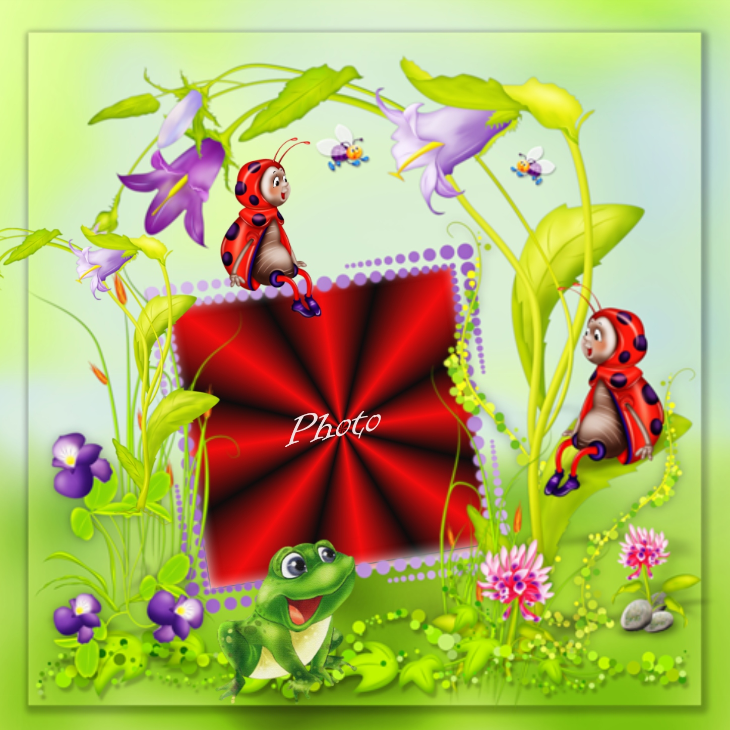 TAMMYBRANTLEY's Picture Frames - 2012 May - Ladybugs Ladybugs, Flowers ...