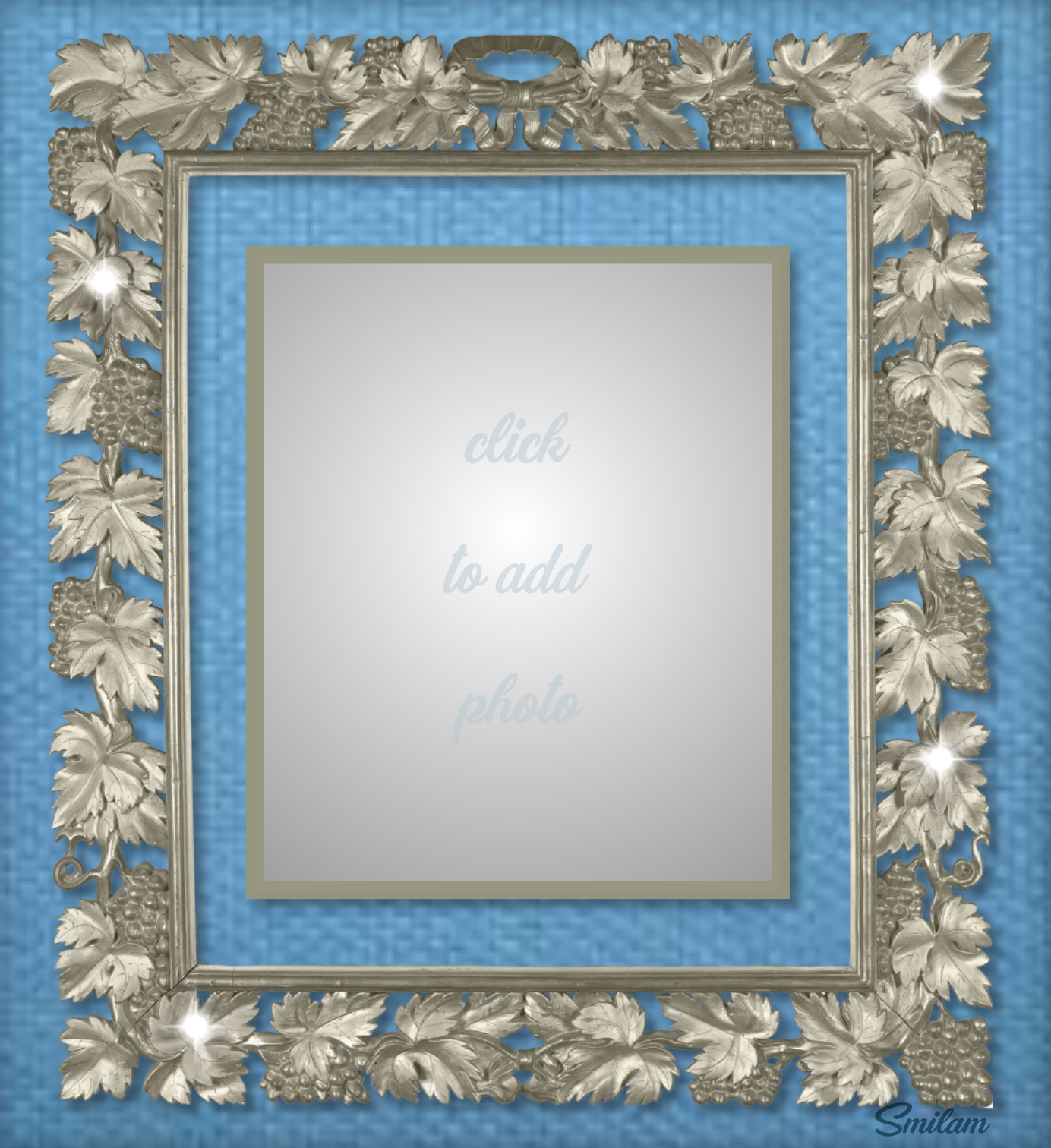 smilam's Picture Frames - Beautiful Kimi Frames - Picture Frame in Blue ...