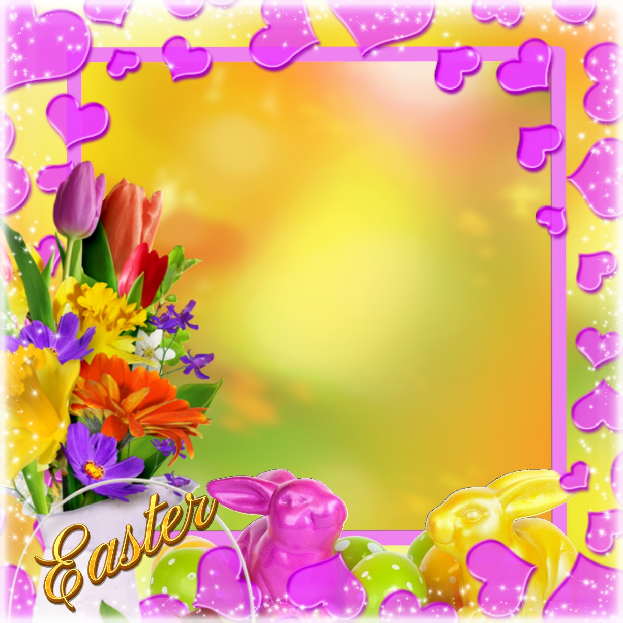 Sinnlich's Easter Sunday Frames - 2017 - Bunnies , 1 frame Sinnlich ...