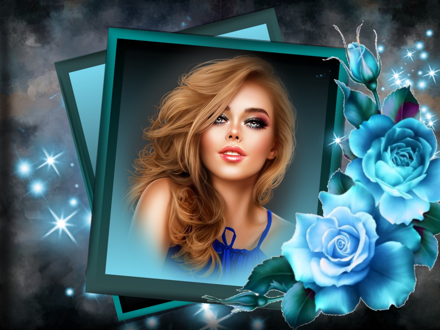 Wienie Coppen's Photos - beautiful frame roses - beautiful frame roses