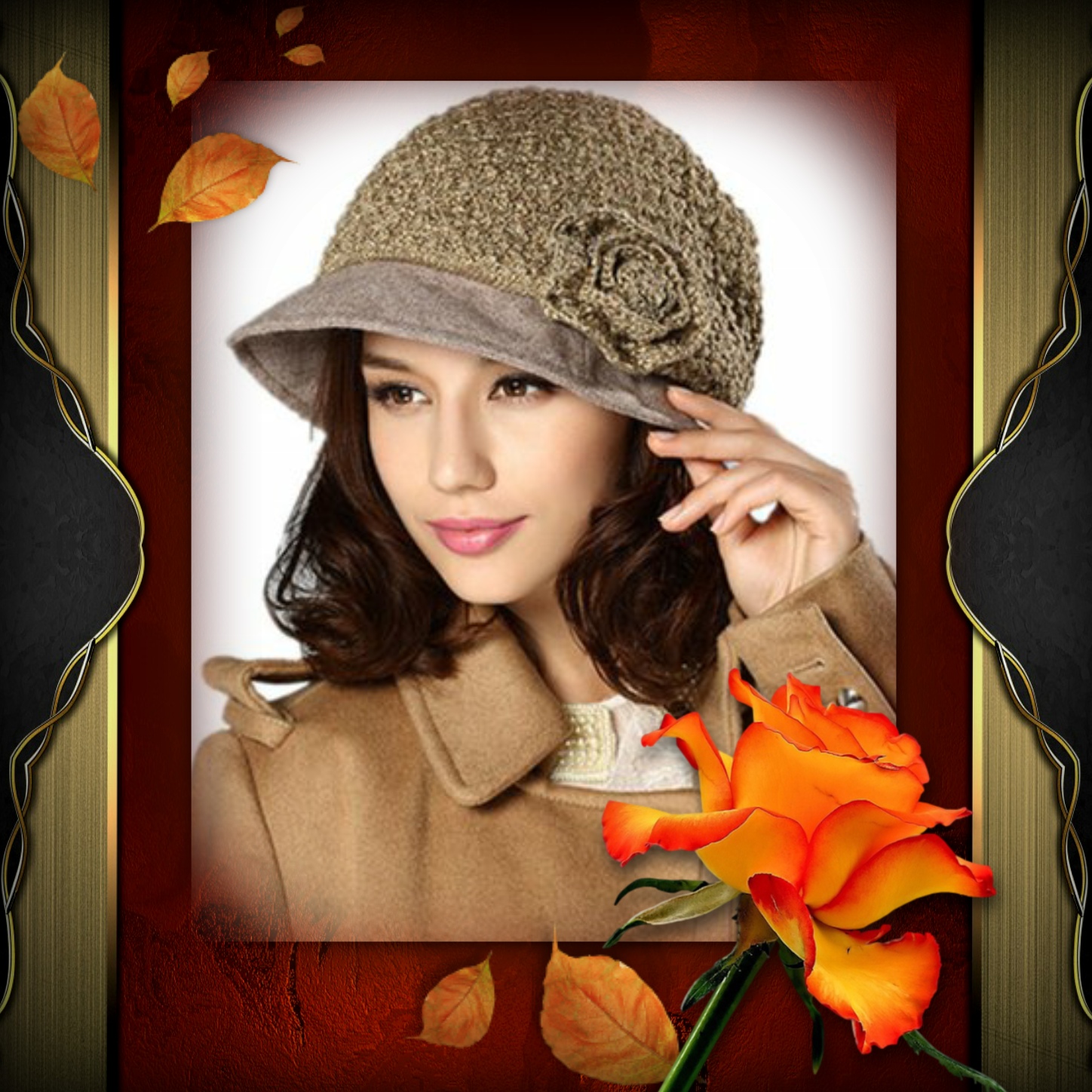Elizabeth's AUTUMN/FALL 🍁 1/2 - Autumn Orange Rose Fall Elizabeth ...